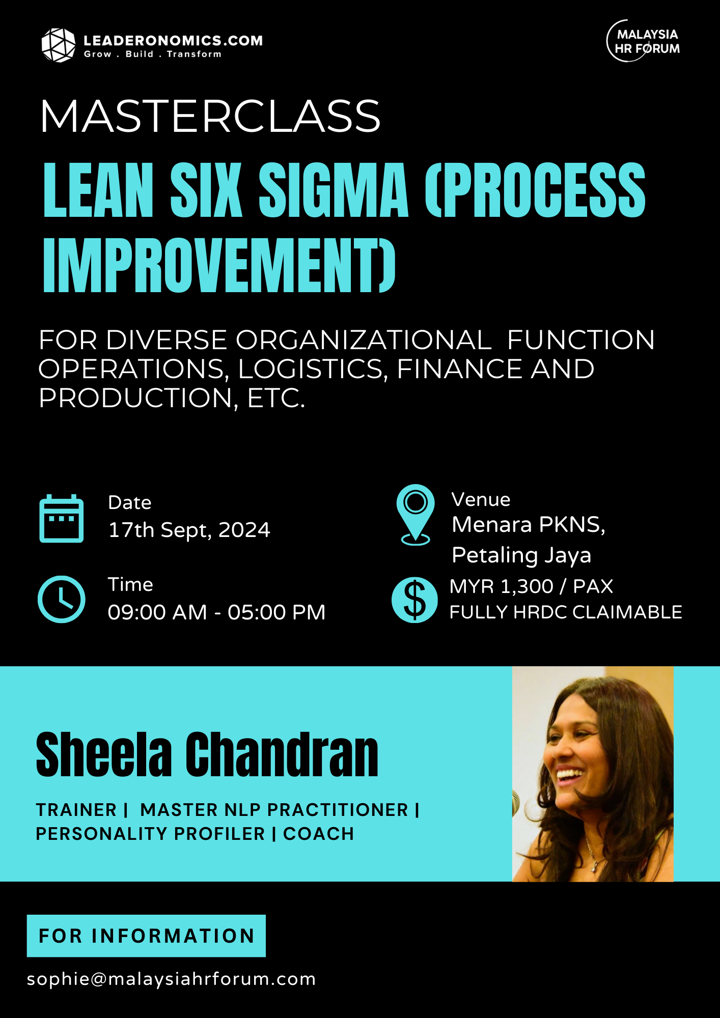 Lean Six Sigma (Process Improvement) - LEADERONOMICS CURATED EVENTS